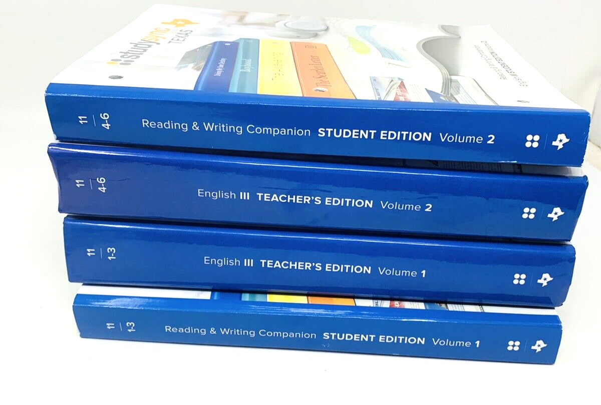 11 Study Sync StudySync Teacher Resource Reading Writing Student ...