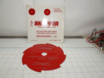 Snapper 6-8016 Brushcutter Brush Cutter Blade 8" 1" Bore 8 Point OEM ...