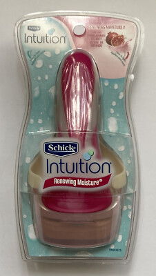 Schick Intuition Plus Renewing Moisture Women's Razor Pomegranate ...