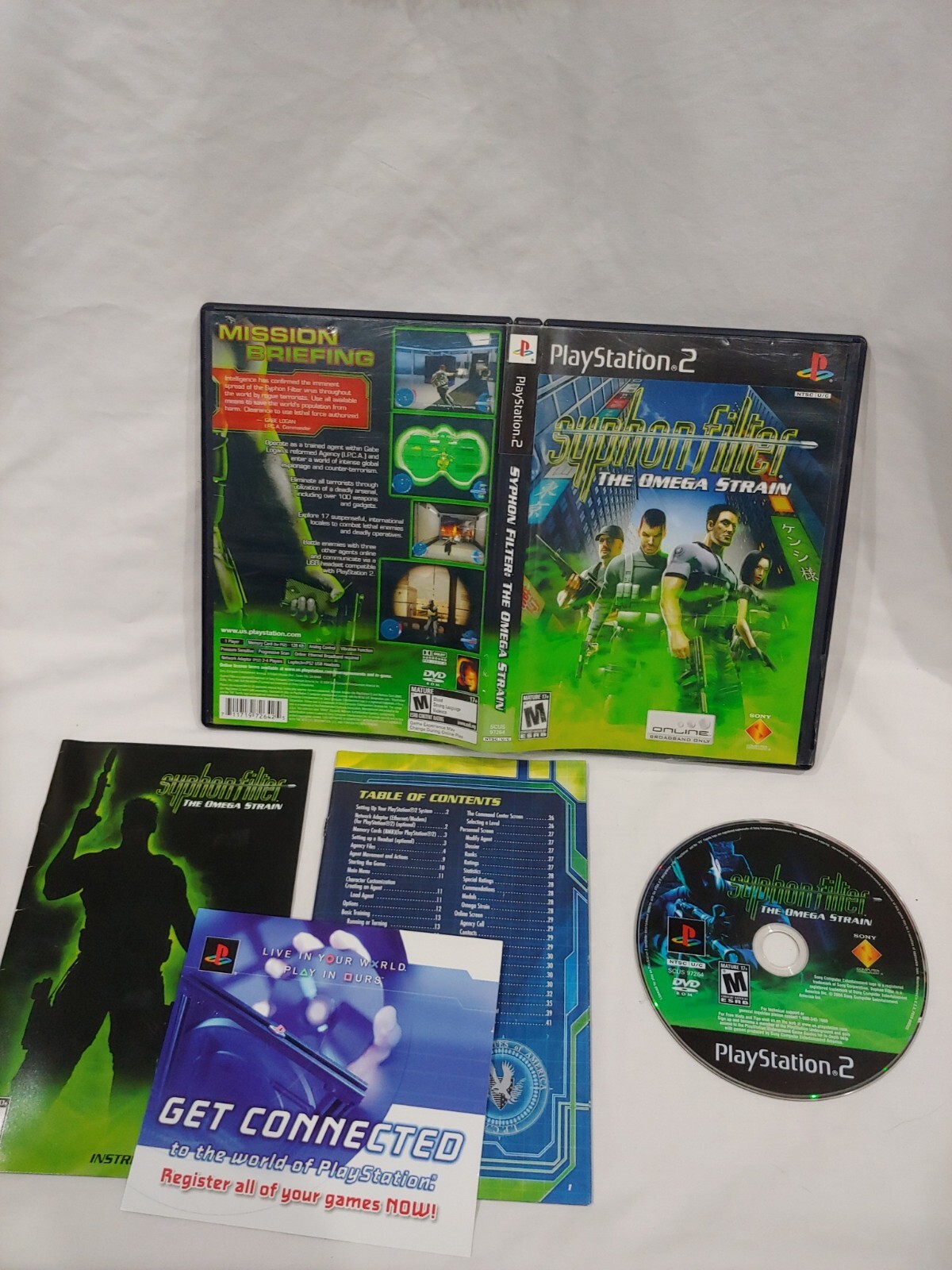PlayStation 2 PS2 Game Syphon Filter The Omega Strain CIB Complete In ...