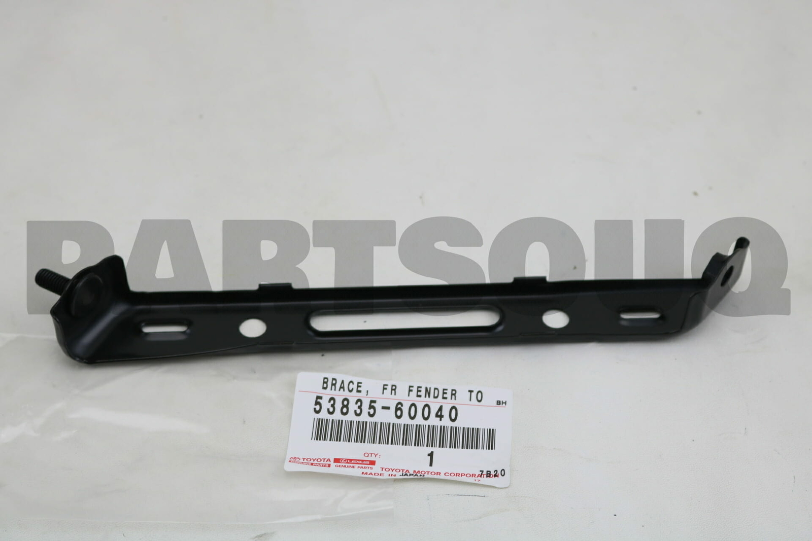 5383560040 Genuine Toyota BRACE, FRONT FENDER TO APRON, RH/LH 53835 ...