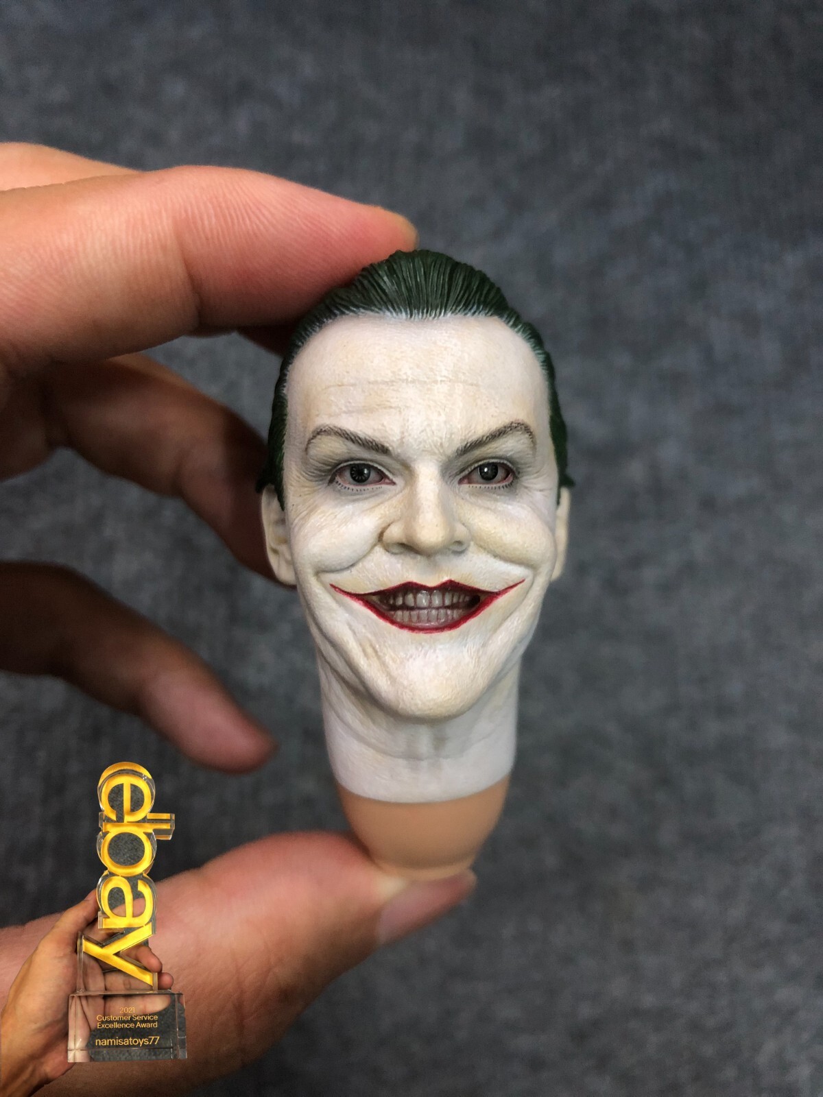 1/6 Hot Toys Joker DX08 Batman 1989 Jack Nicholson Head Sculpt* for ...