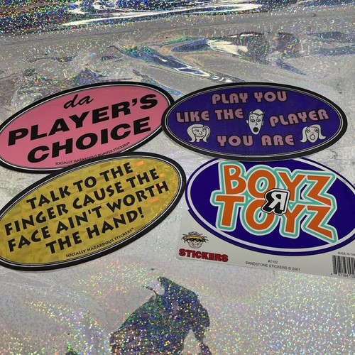 Reality Y2k Oval Socially Hazardous Bumper Sticker Raunchy Jokes Funny ...