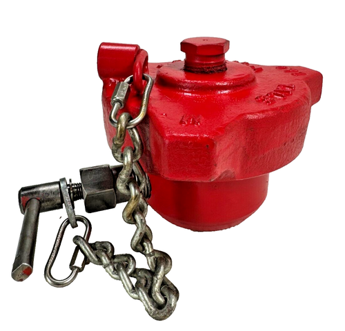 YALE 500 Threaded Closure 2" Class 600 XH Butt Weld End w/ 1/2" NPT Tap ...