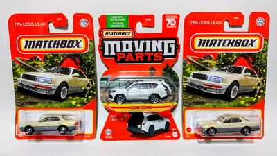 Matchbox Moving Parts White 2022 Lexus LX w Opening Rear Hatch & 2x ...