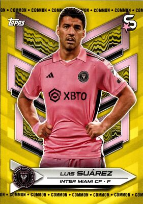 Luis Suárez #9 Yellow Common 2024 Topps MLS Superstars | eBay