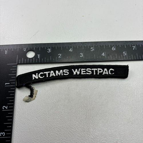 US Navy Computer & Telecommunications NCTAMS WESTPAC Tab Patch UIM 31D2 ...