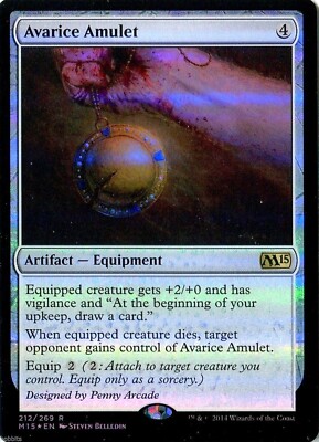 MTG - M15 - Avarice Amulet - Foil - NM | eBay