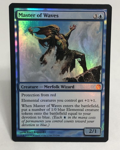 Master of Waves - Theros - Magic The Gathering MTG - Foil / NM | eBay