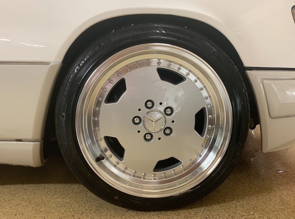 17 INCH MERCEDES RIMS WHEELS DEEP DISH MONOBLOCK SET 4 NEW FITS SL500 ...