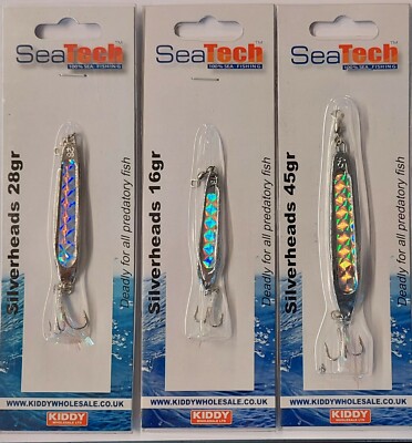 1 x STORM SILVERHEADS LURES PIRK 16g,28g,45g,65g (Mackerel/Bass/Pollack ...