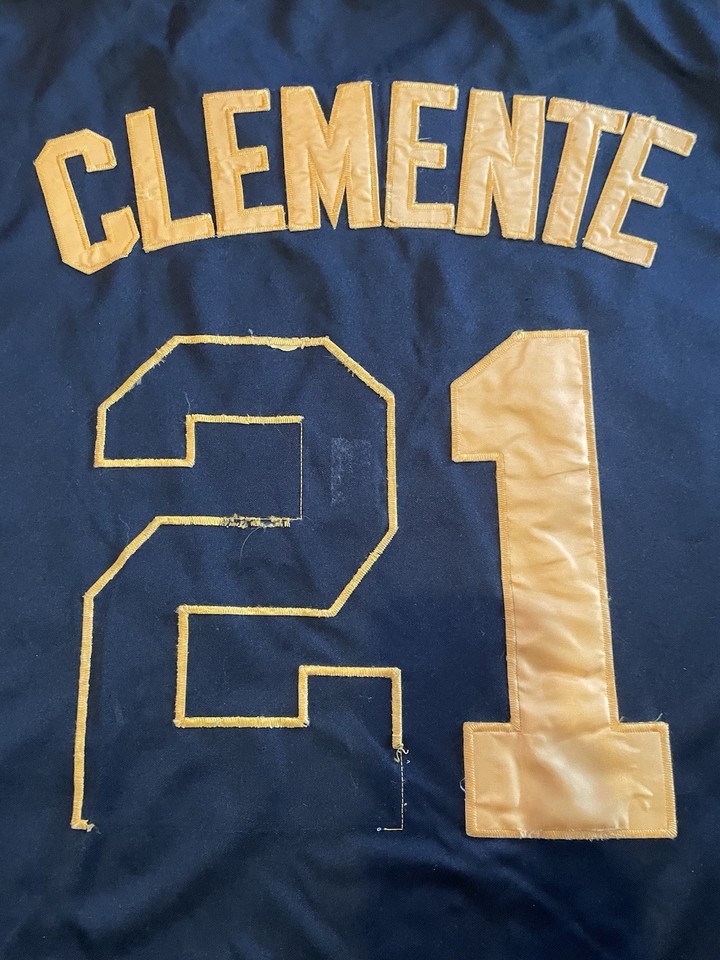 Mitchell Ness Roberto Clemente #21 Pittsburgh Pirates Jersey 1971 SIZE ...