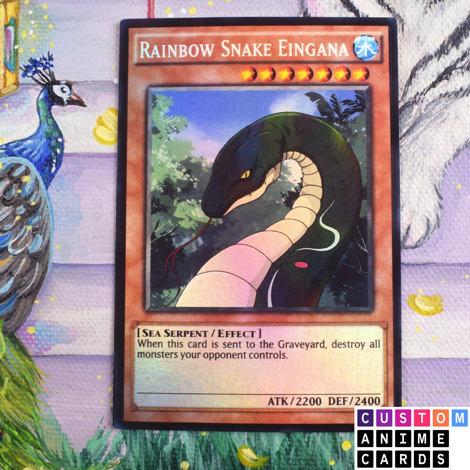 Rainbow Snake Eingana ANIME EFFECT HOLO card | eBay