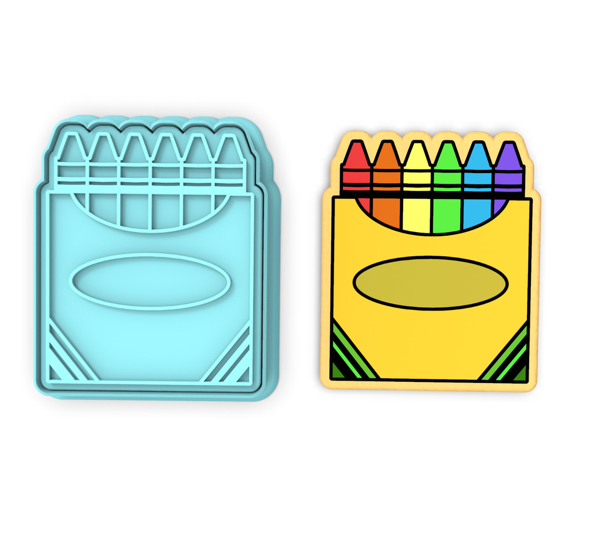 Empty Crayon Box Clipart