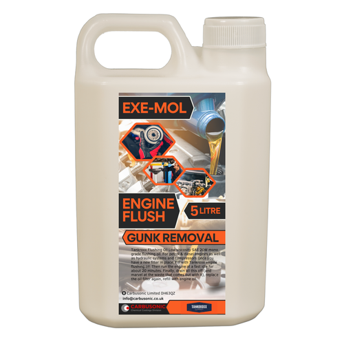 ENGINE FLUSH Petrol & Diesel Remove Sludge Oil Change Treatment ...