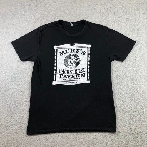 Murf's Backstreet Tavern T Shirt Mens M Black | eBay