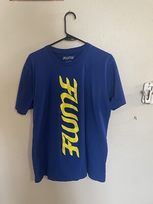 Flume Hi This Is Flume Shirt Blue Men’s Large | eBay