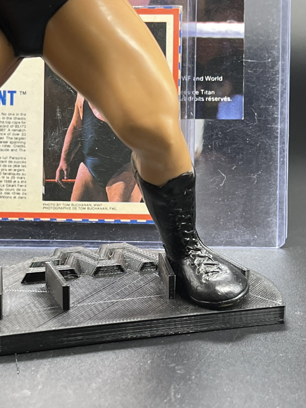 🚨 GRAIL 🚨 1989 ANDRE THE GIANT WWF LJN Wrestling Mint Poster STRAP ...