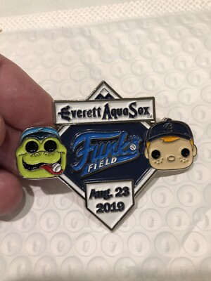2019 Funko Pop Everett Aquasox Funko Field Lapel Pin Free Ship In USA ...