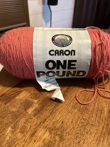 Caron Yarn Pounder Acrylic New Color Rose | eBay