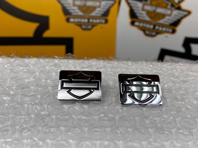 OEM original Harley 17-25 CVO Touring 2 Muffler Exhaust Tip Emblems ...