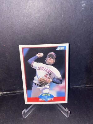 1989 Score #467 RICH YETT Cleveland Indians | eBay
