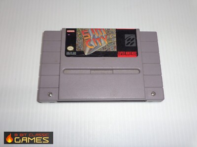 AUTHENTIC! Sim City - GAME ONLY - SUPER NINTENDO SNES 524a | eBay