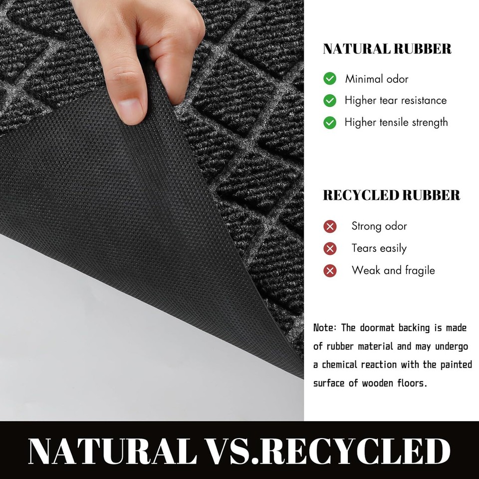 Front Door Mats Heavy Duty Non Slip Outdoor Indoor Rugs for home ...