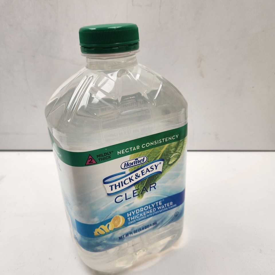 Hormel Thick & Easy Hydrolyte Thickened Water Lemon Nectar Consistency ...