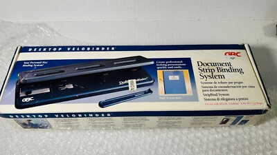 GBC Desktop VeloBinder Strip Binding System Open Box | eBay