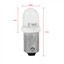10X 233 BA9S T4W T11 1 LED Side Tail Interior Bayonet Xenon White Light ...