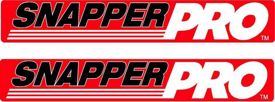 Snapper Pro Decal Set OEM graphics sticker emblem logo set Lawnmower ...