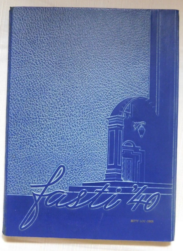 Vintage Yearbook - CHAFFEY UNION HIGH SCHOOL 1940 "FASTI" ONTARIO ...
