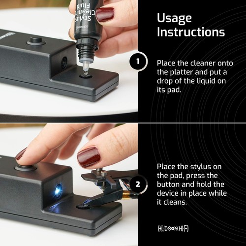 Turntable UV Stylus Cleaner Vinyl Cleaning - Vinyl Stylus Needle ...