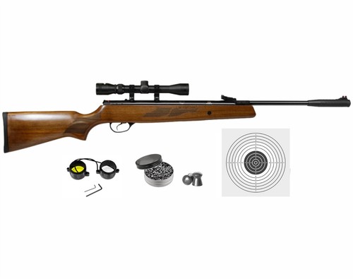 Hatsan Mod 95 Vortex Combo .177 Cal Break Barrel Air Rifle w/Pellets ...