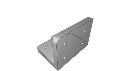 Bowden Tube Bracket Compatible with Gregs/Wades Extruder Enhanced Mount ...