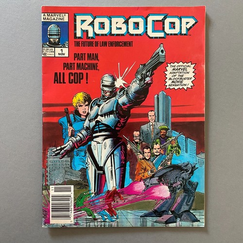 ROBOCOP 1 NEWSSTAND 1ST APPEARANCE (1987, MARVEL MAGAZINE) | eBay