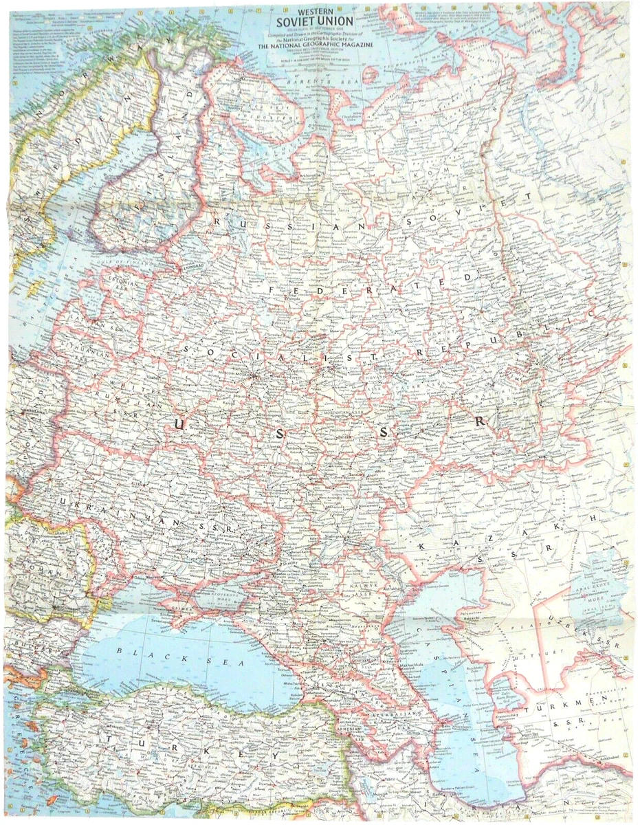 Ussr Europe Map
