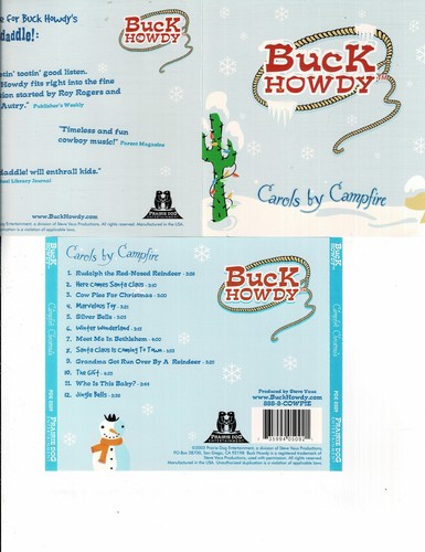 BUCK HOWDY - CAROLS BY CAMPFIRE (CD 2003) SEALED **12 TRACKS ...