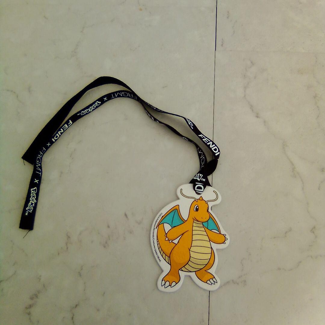 Fendi Fragment Pokemon Dragonite Charm Strap Novelty Rare | eBay