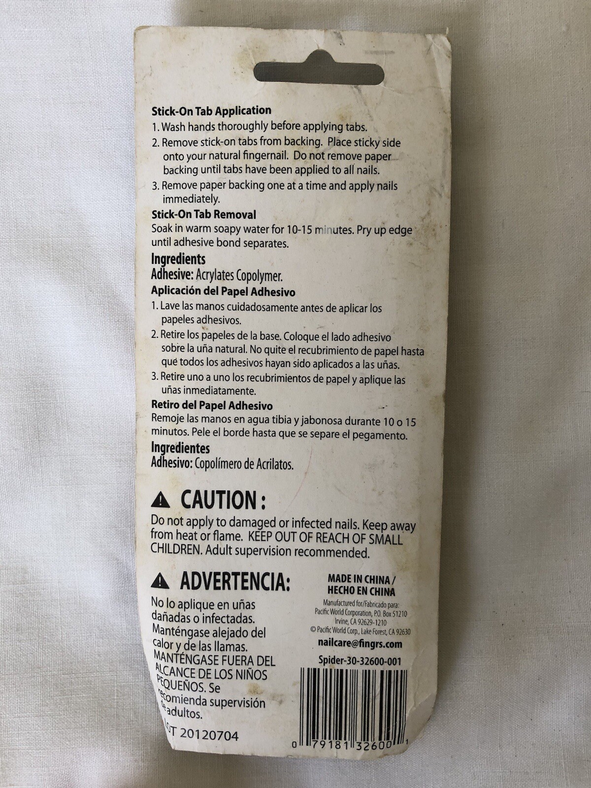 1 Pack 20 Press Stick On Nails Halloween Pirate Glow In Dark Spider Red ...