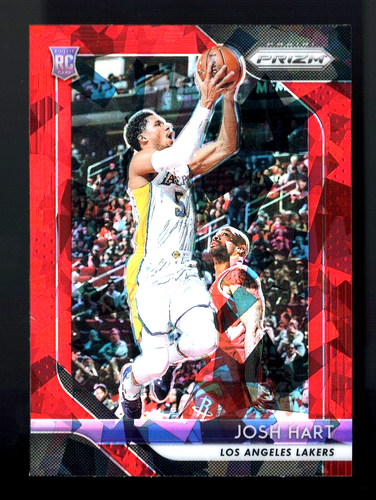 RC PRIZM 2018-19 JOSH HART #46 PRIZM CRACKED ICE RED PANINI ROOKIE ...