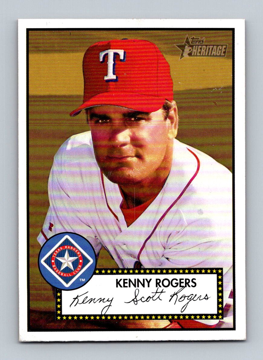 Kenny Rogers 2001 Topps Heritage #354 Base Price Guide - Sports Card ...