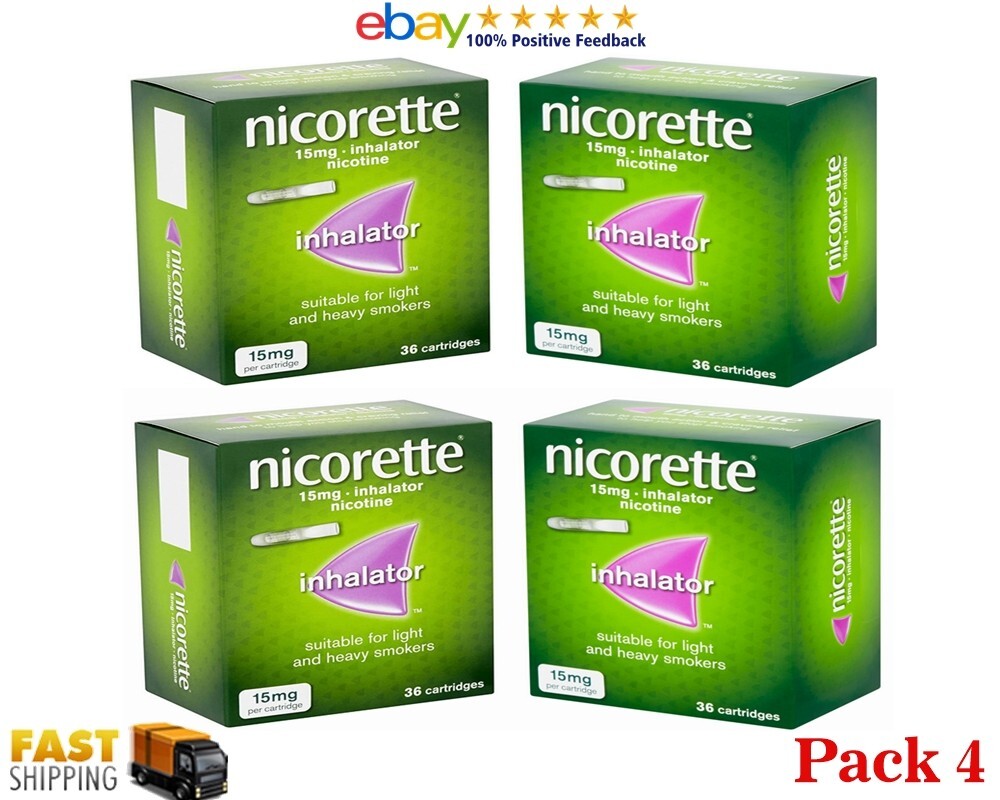 Nicorette 3658036 Inhalator 15mg 36 Cartridges for sale online | eBay