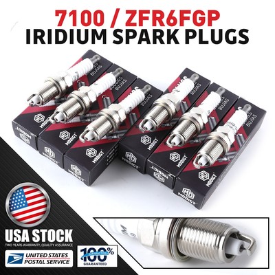 Set of 6 For NGK 7100 ZFR6FGP Spark Plugs Iridium Heat-resistant & anti ...