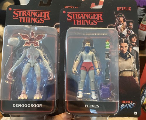 2025 Jazwares Stranger Things Netflix Hunt & Battle Demogorgon + Eleven ...