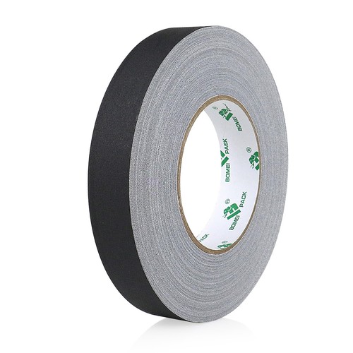 1 Pack Black Gaffer Tape, Matte Non-Reflective, 1inch x 60yds No ...
