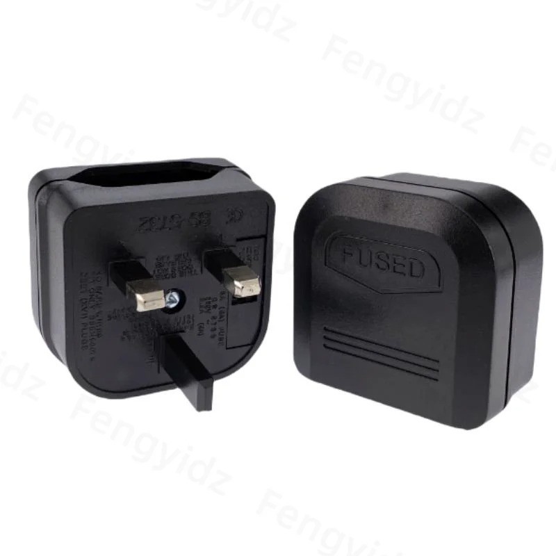 EU European Euro Europe 2-Pin To 3-Pin UK Travel Plug socket converter ...