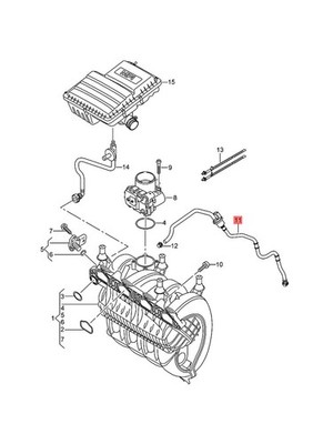 Genuine SEAT VW SKODA Arona Ibiza ST Toledo Polo Connecting Hose ...