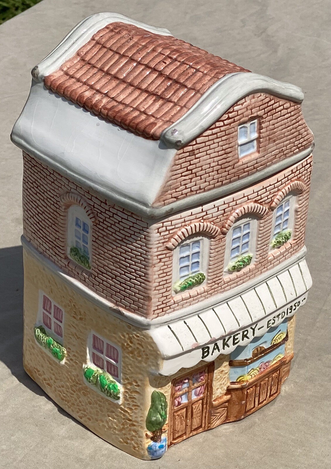 One (1) Dutch Bakery House Cookie Jar OCI Hand Painted #14 VGUC | eBay